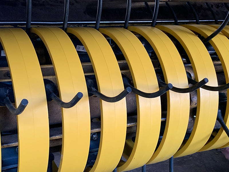 Rubber Molded Baler Teeth | May Wes Black Talon Molded Pickup Teeth